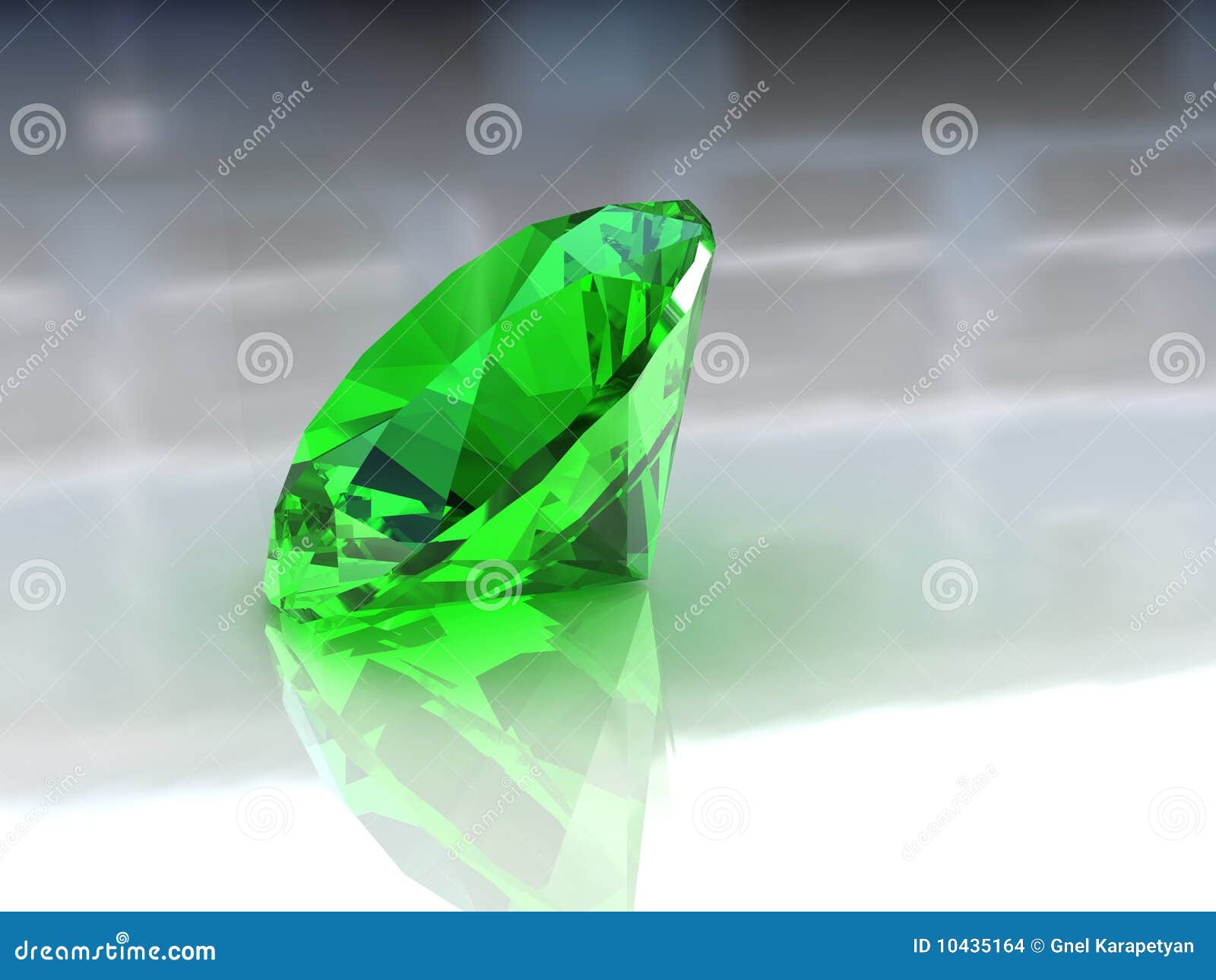 Adorable Round Emerald Stone Stock Illustration - Illustration of flush ...