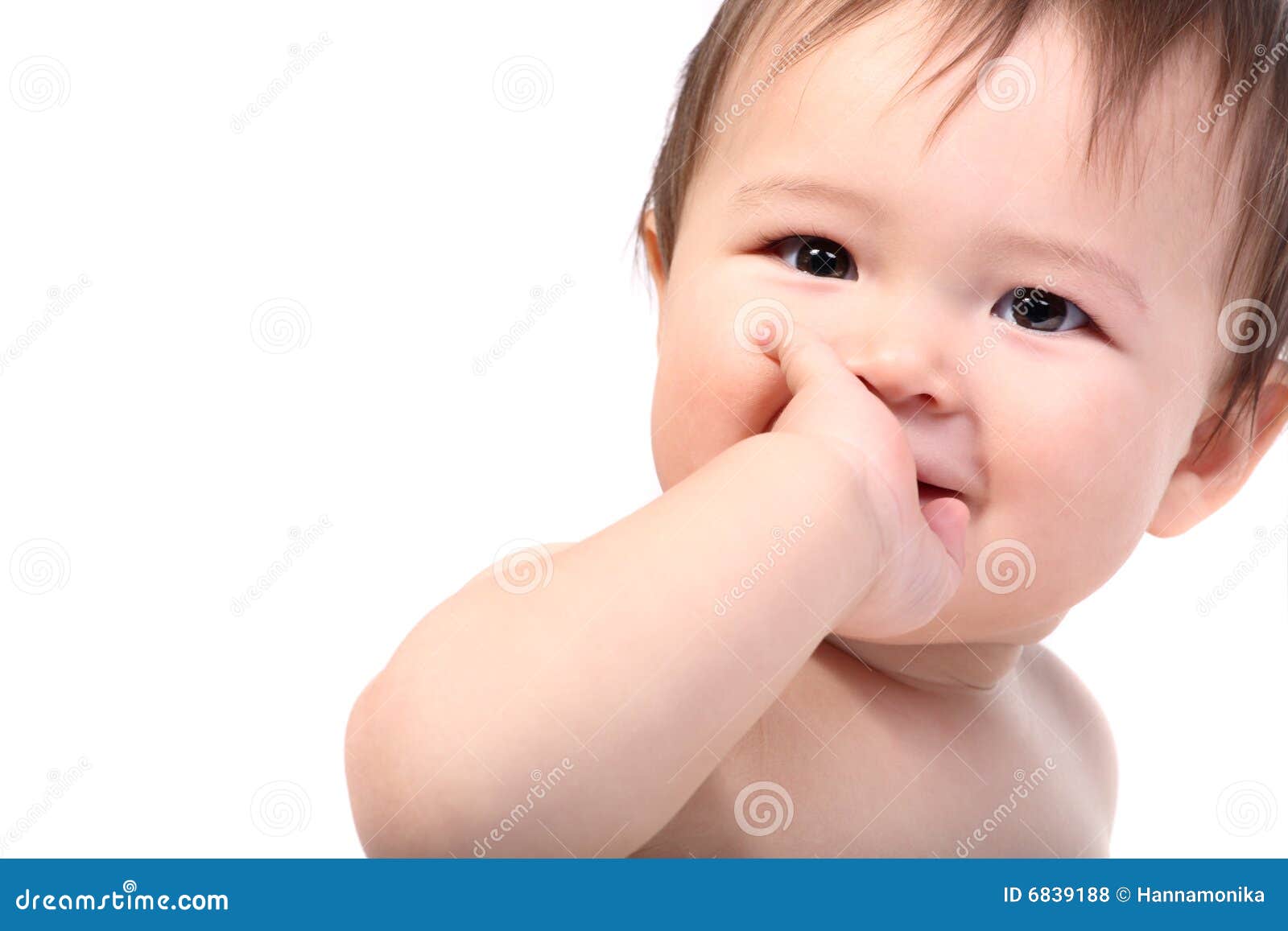 Adorable smiling baby stock photo. Image of baby, face - 6839188