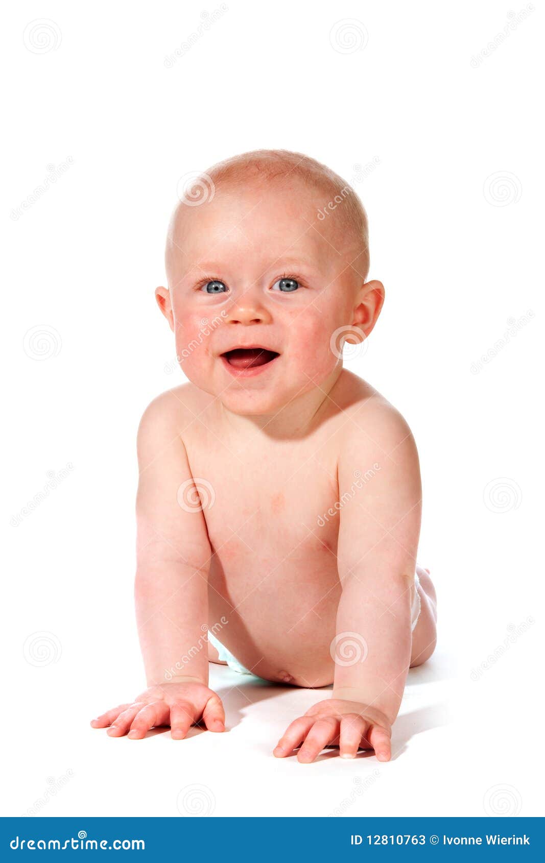 Adorable Smiling Happy Baby Stock Image - Image of lovely, happy: 12810763