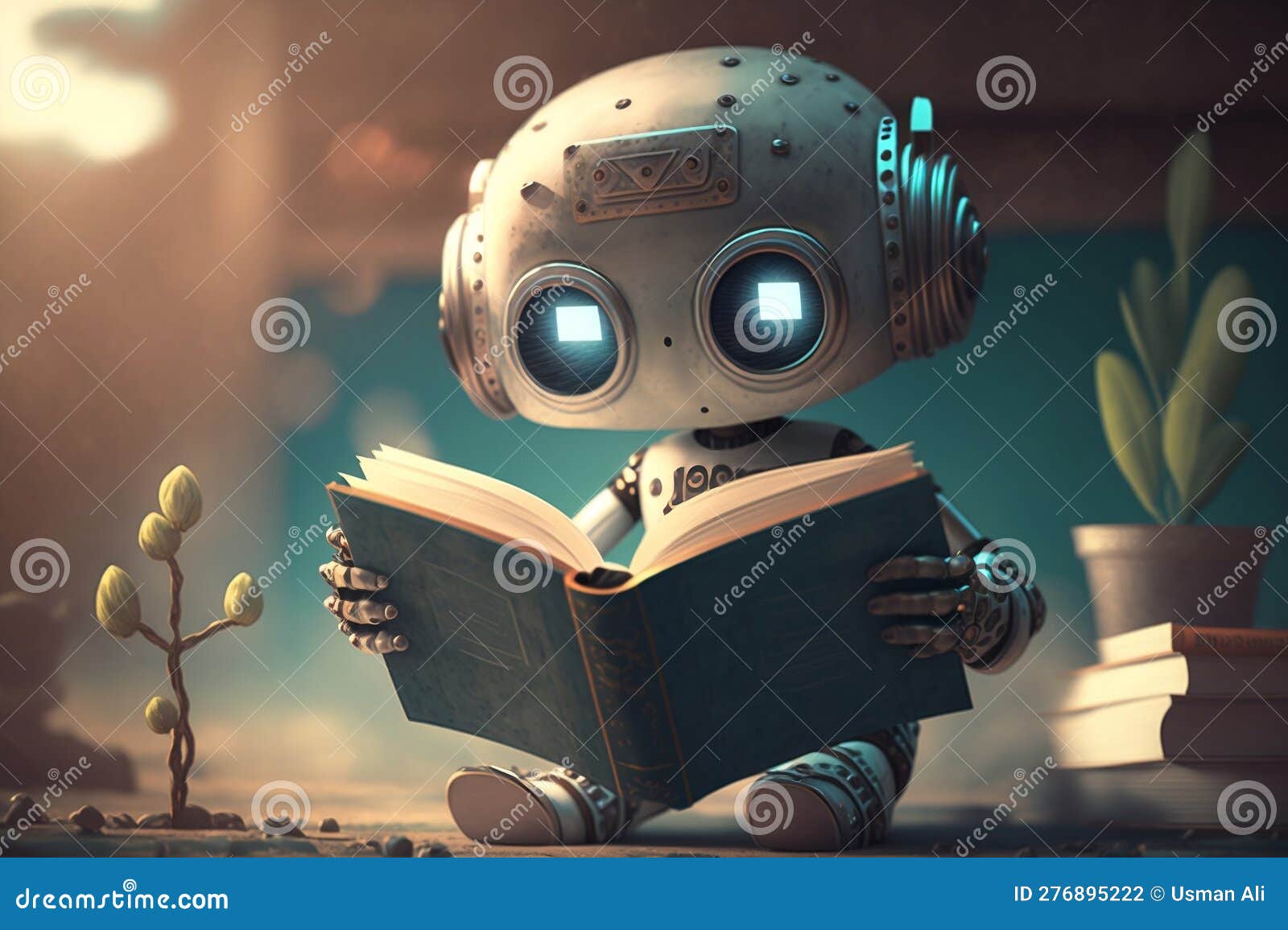 Surprised Robot Face Background Stock Image | CartoonDealer.com #72187627