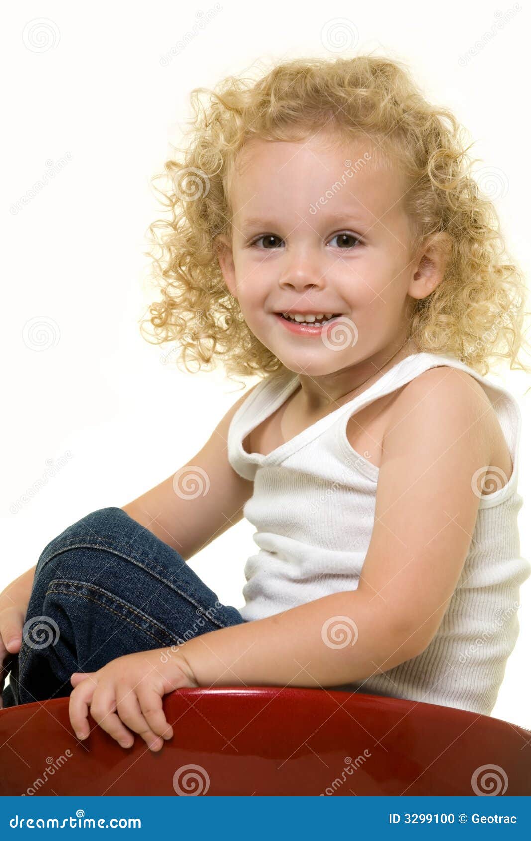 Adorable toddler stock photo. Image of curls, child, happy - 3299100