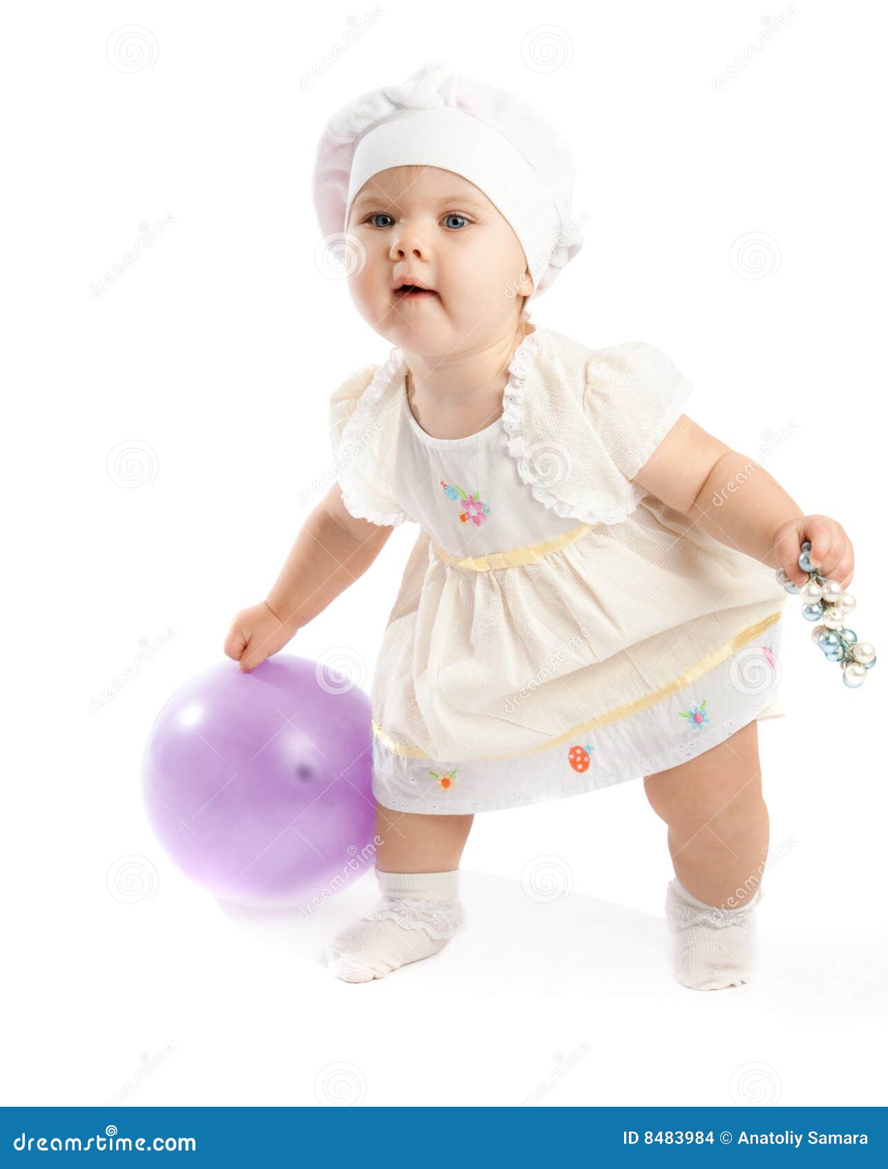 Adorable toddler stock photo. Image of small, violet, toddler - 8483984