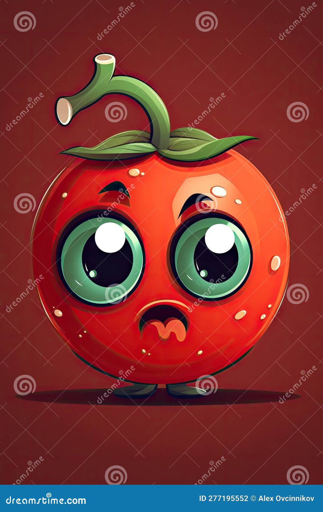 Adorable Tomato Character for Your Next Design Project. Stock ...