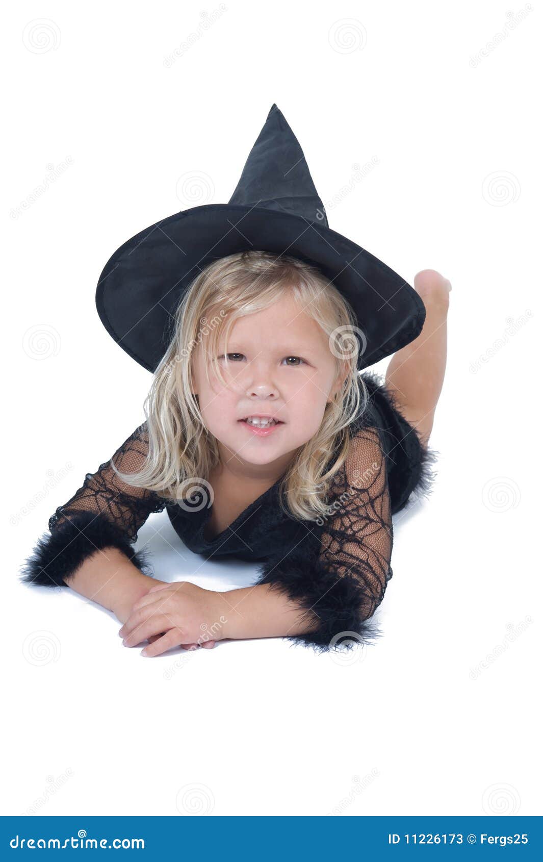 Adorable witch stock image. Image of halloween, happy - 11226173
