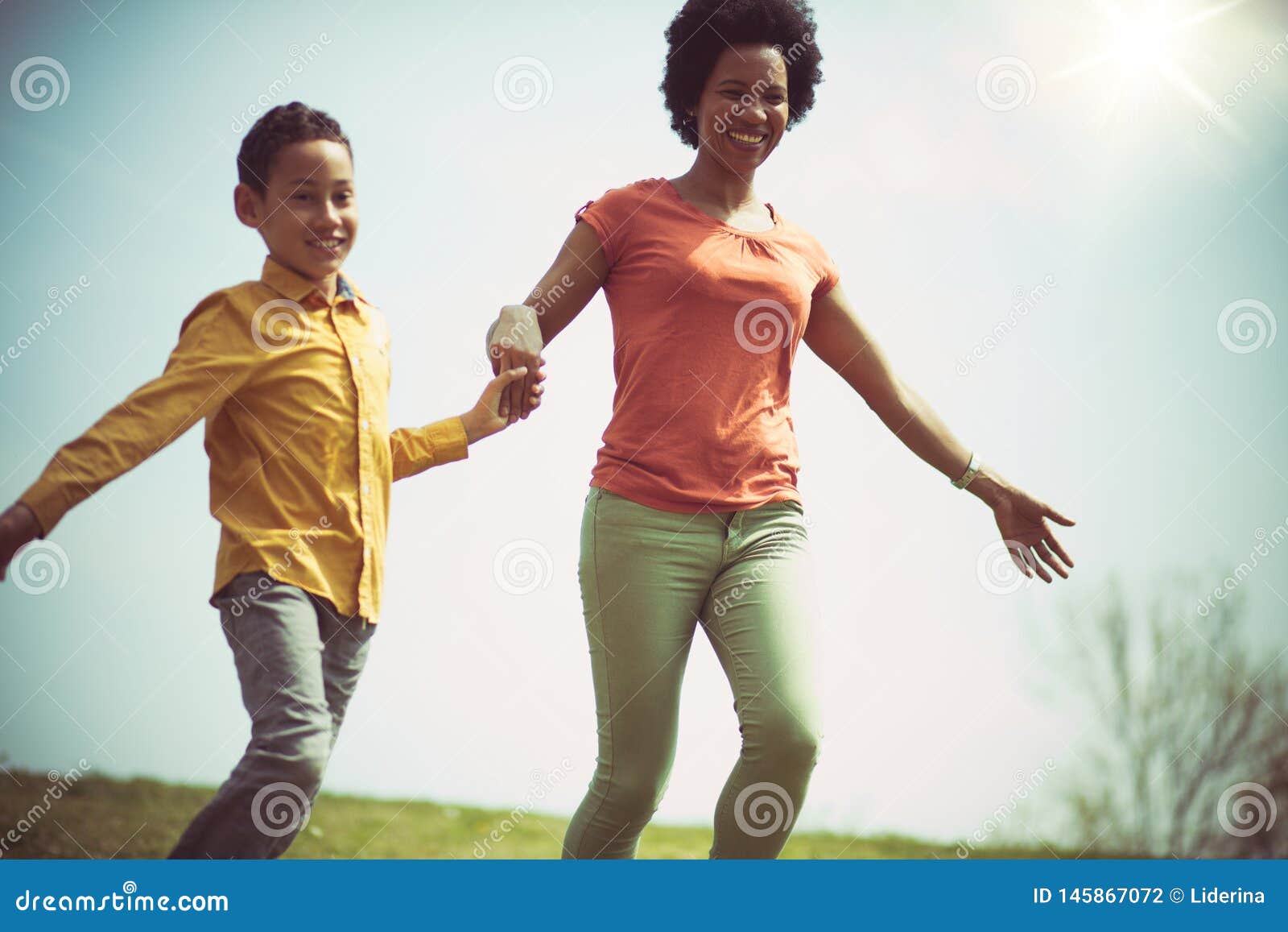 They adore nature stock photo. Image of flare, happy - 145867072