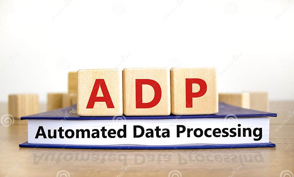 ADP Automated Data Processing Symbol. Concept Words ADP Automated Data ...