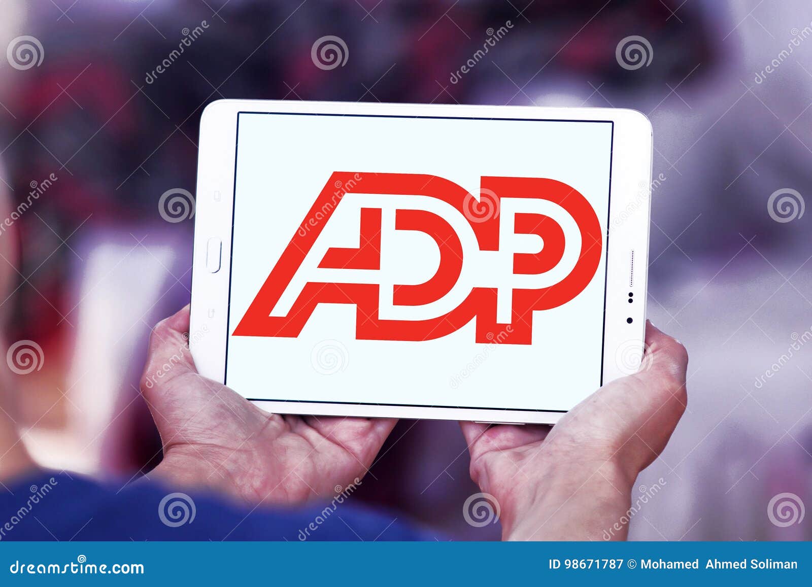 ADP, Automatic Data Processing Logo Editorial Photography - Image of ...