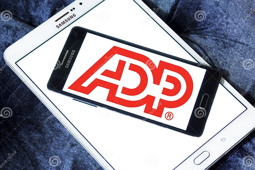 ADP, Automatic Data Processing Logo Editorial Photography - Image of ...