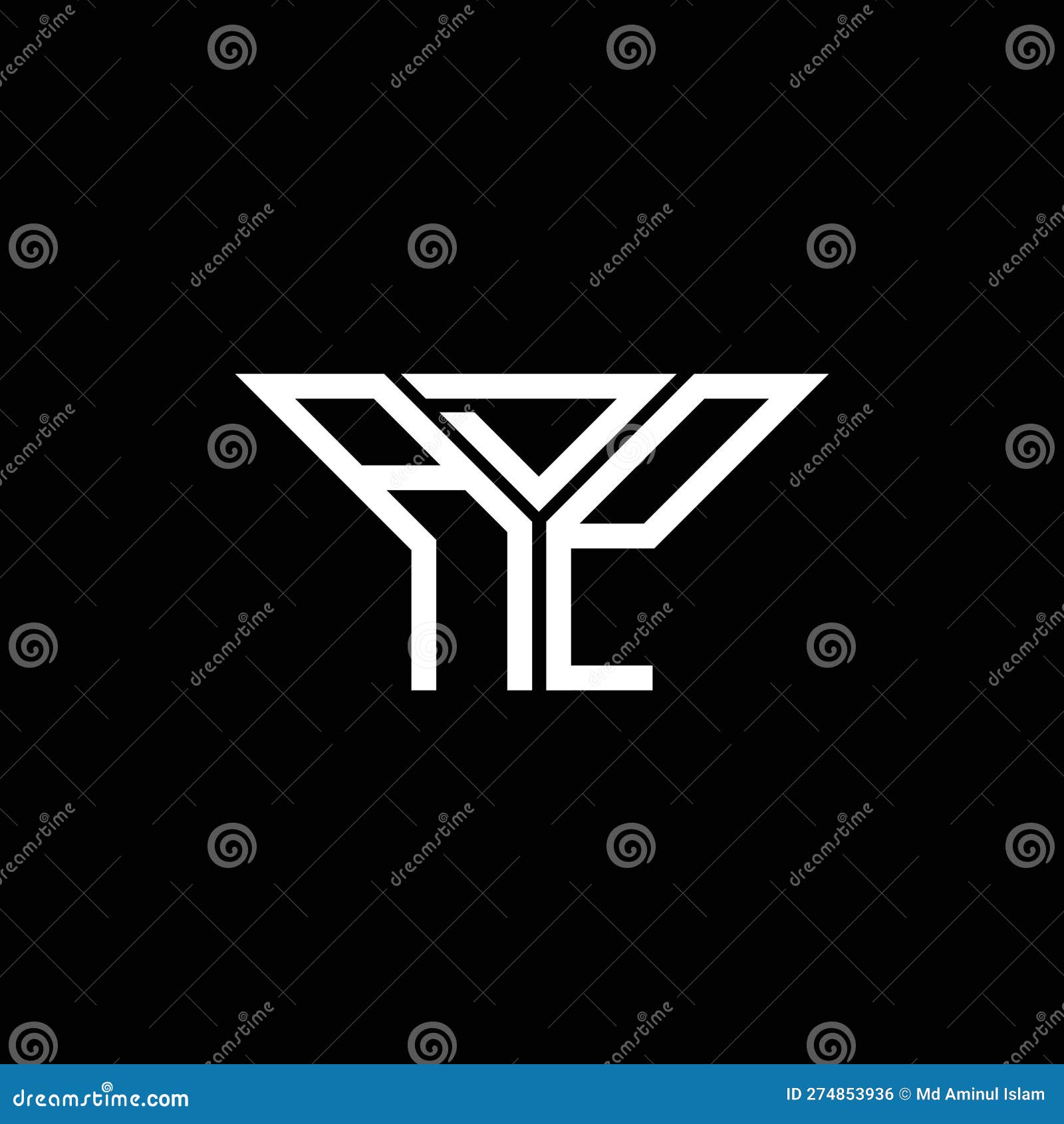 ADP Letter Logo Creative Design with Vector Graphic, ADP Stock Vector ...