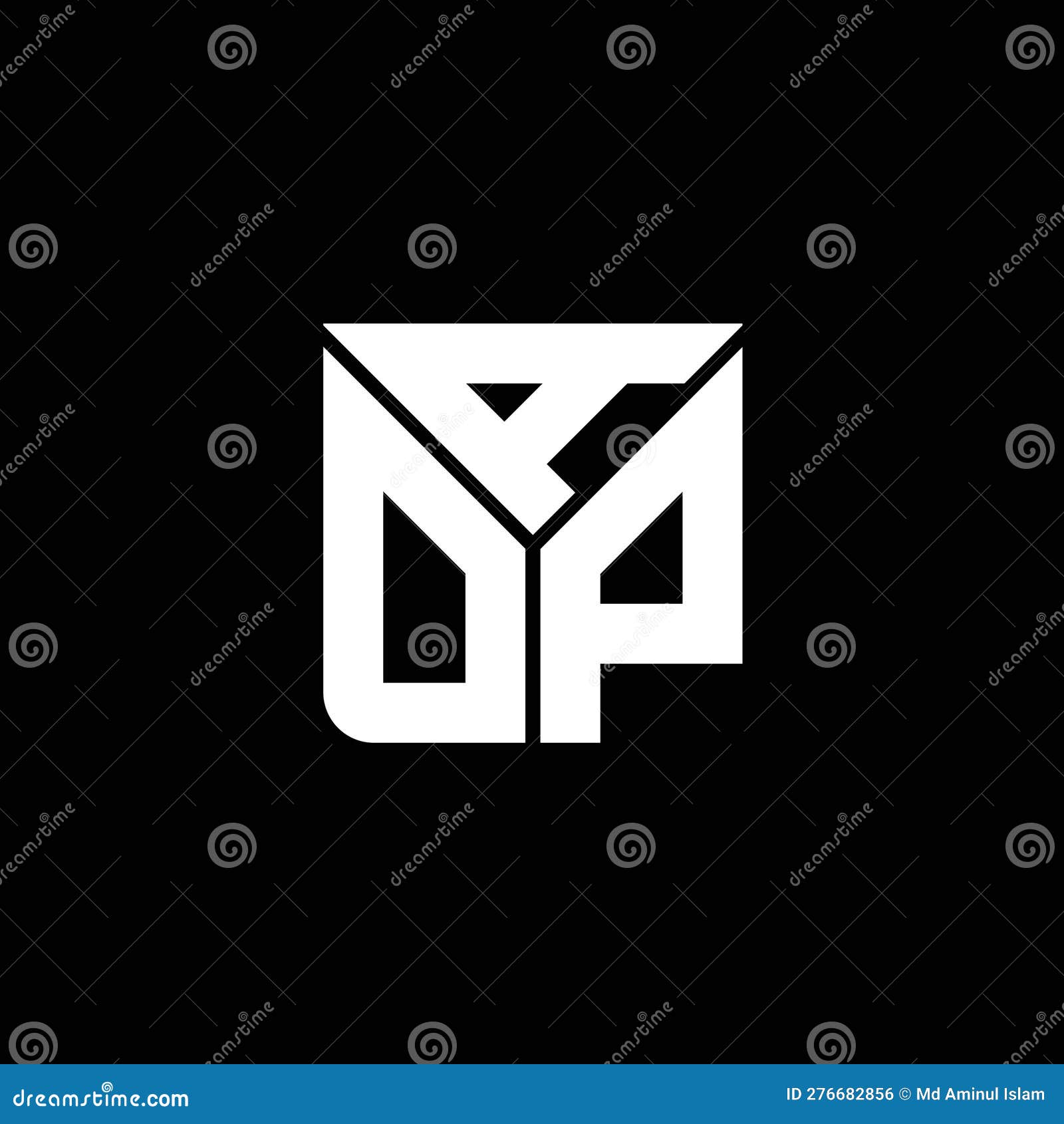 ADP Letter Logo Creative Design with Vector Graphic, Stock Vector ...