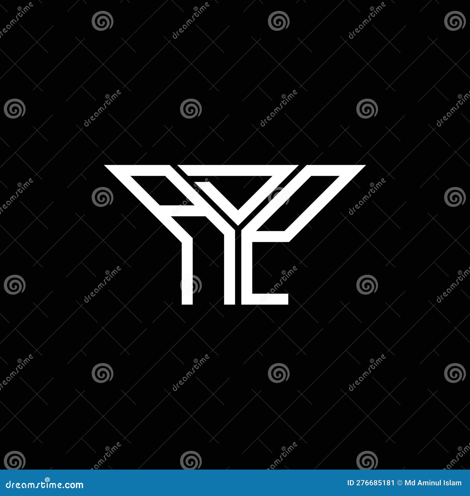 ADP Letter Logo Creative Design with Vector Graphic, Stock Vector ...