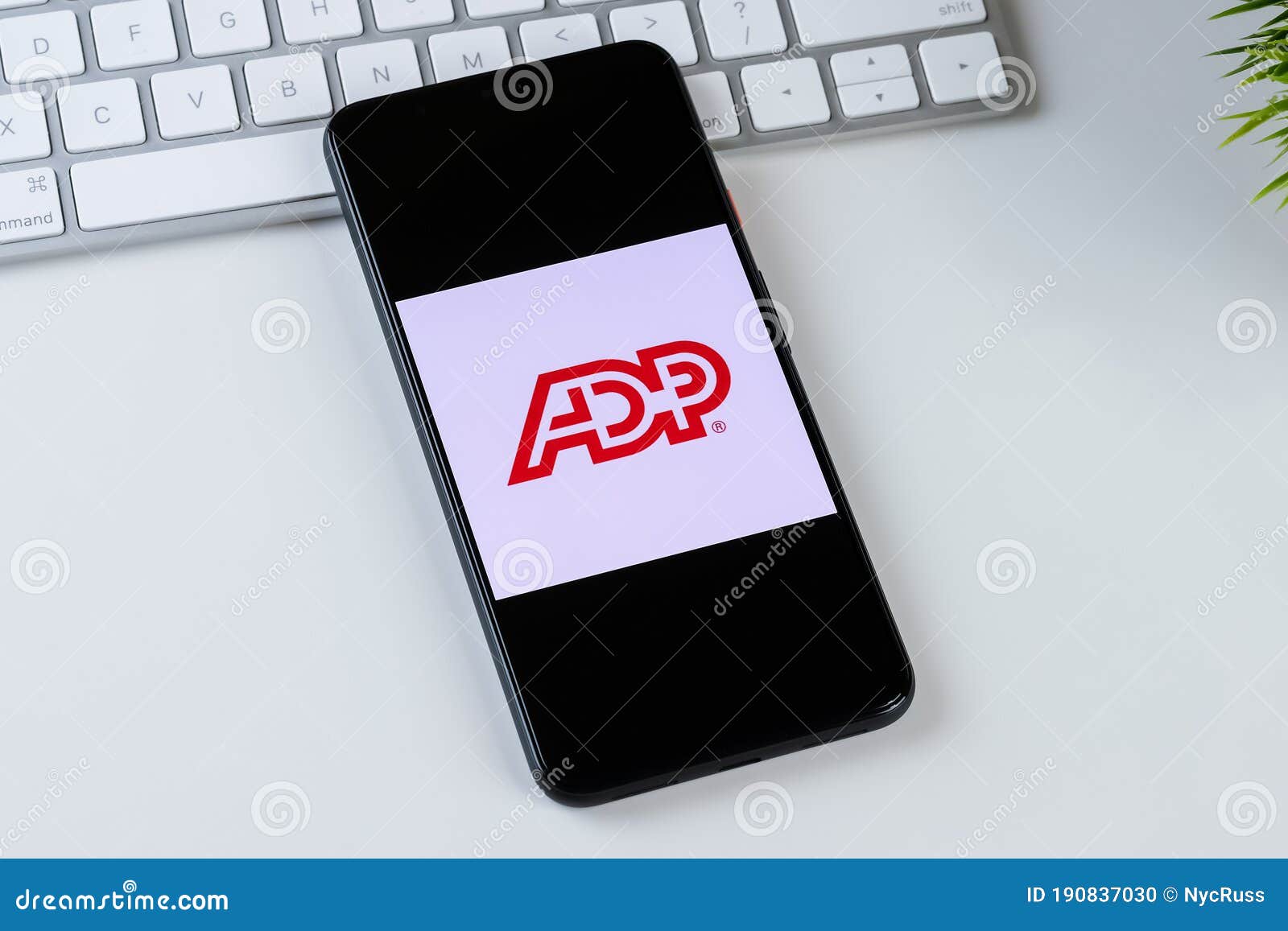 ADP Mobile Solutions App Logo on a Smartphone Screen. Editorial Image ...