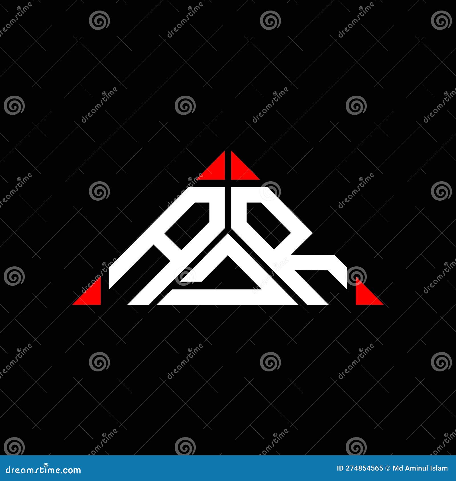 ADR Letter Logo Creative Design with Vector Graphic, ADR Stock Vector ...