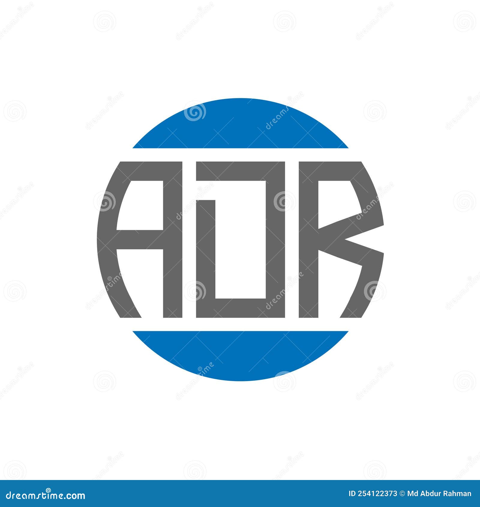 ADR Letter Logo Design On White Background. ADR Creative Initials ...