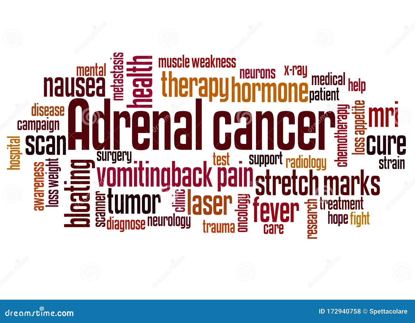 Cancer Word, With Disintegrating Letters, Cancer Eating Away Stock ...