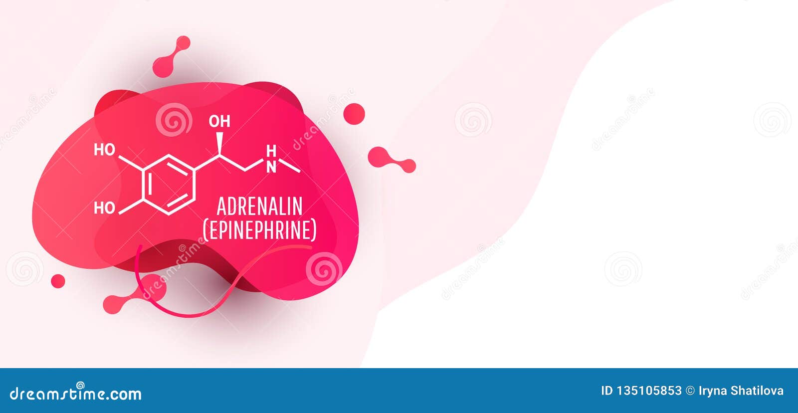 Adrenaline Adrenalin, Epinephrine Molecule Stock Vector - Illustration ... Adrenaline Adrenalin, Epinephrine Molecule Stock Vector - Illustration ...