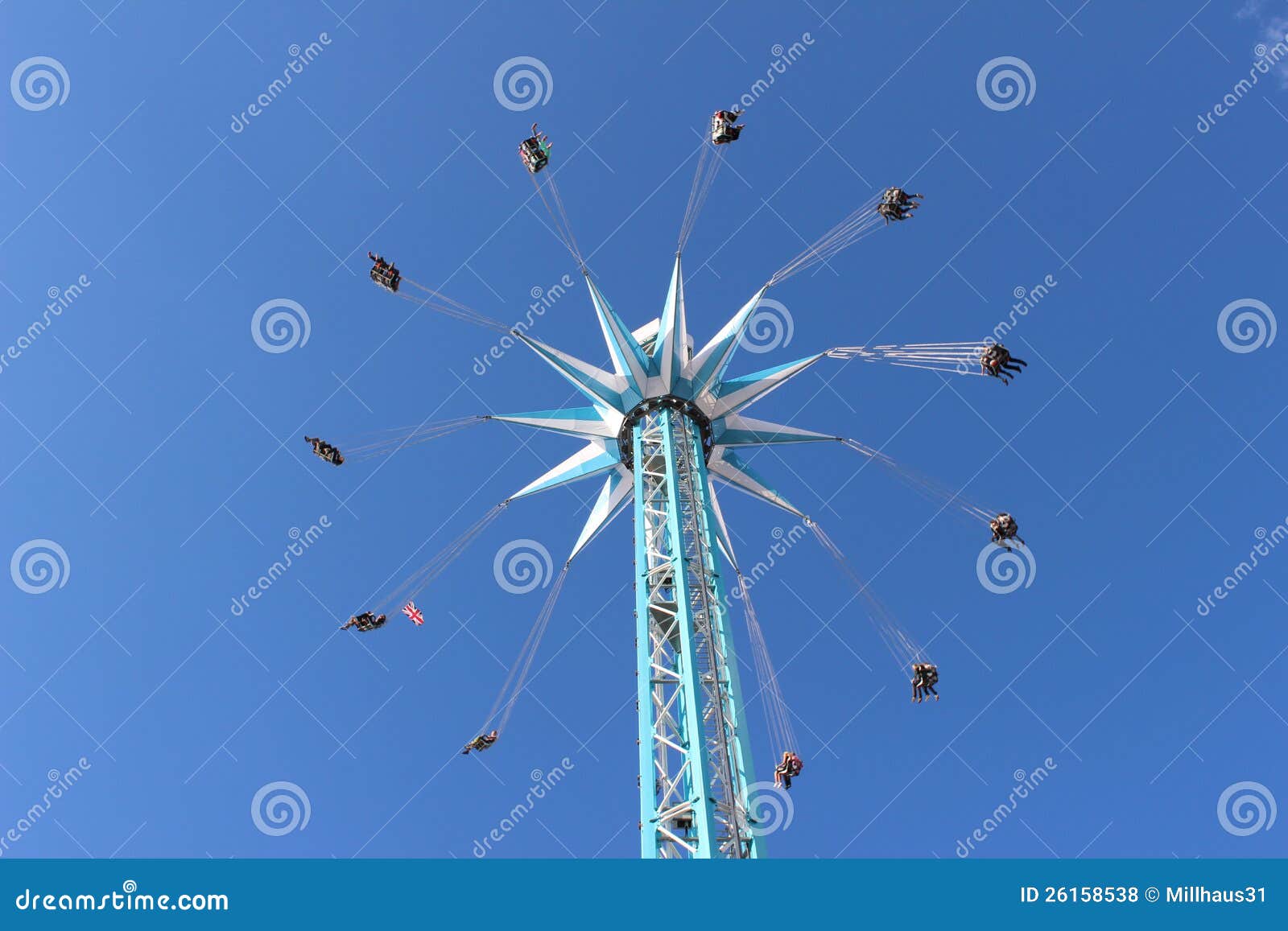 Adrenaline ride stock photo. Image of chain, carousel - 26158538