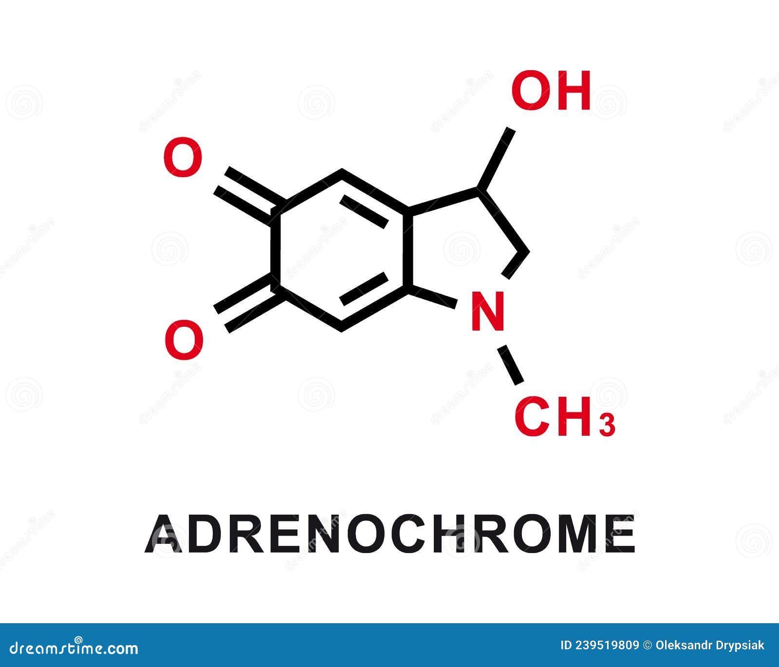 Adrenochrome Chemical Formula. Adrenochrome Chemical Molecular ...