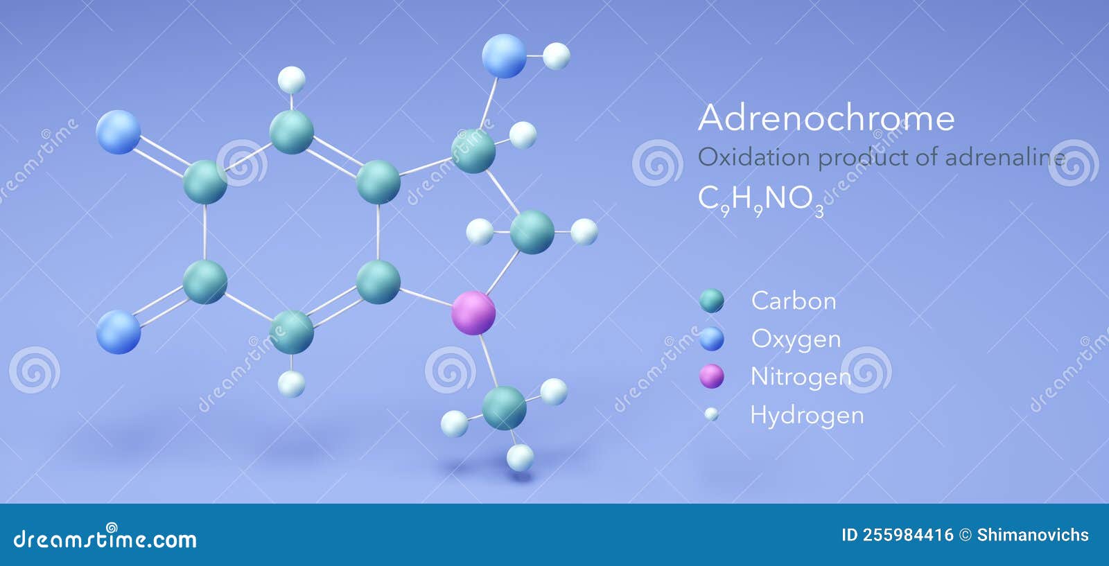 Adrenochrome, Molecular Structures, 3d Model, Structural Chemical ...