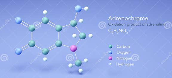 Adrenochrome, Molecular Structures, 3d Model, Structural Chemical ...