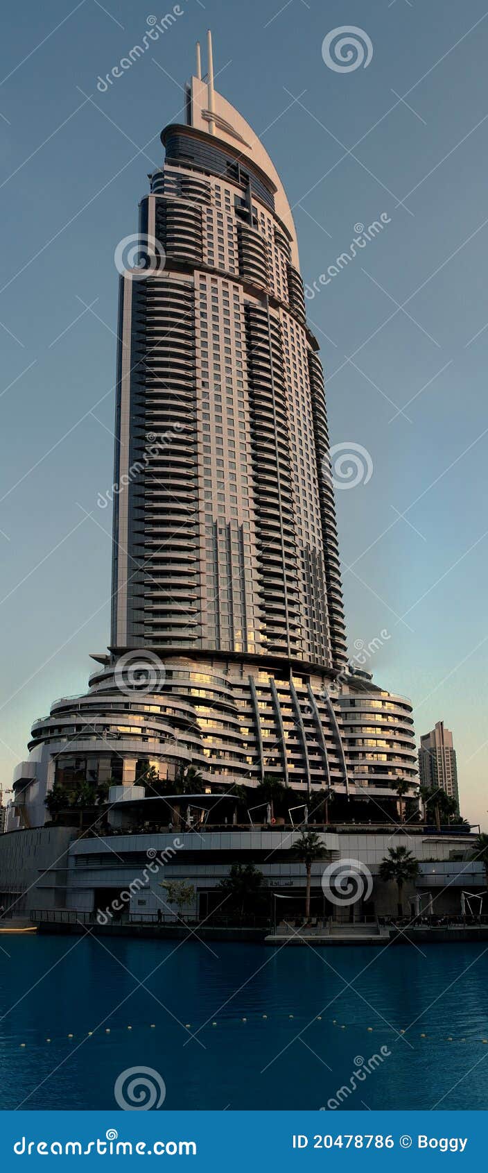 Adresu W Centrum Dubai Hotel Zdjęcie Editorial - Obraz złożonej z ...