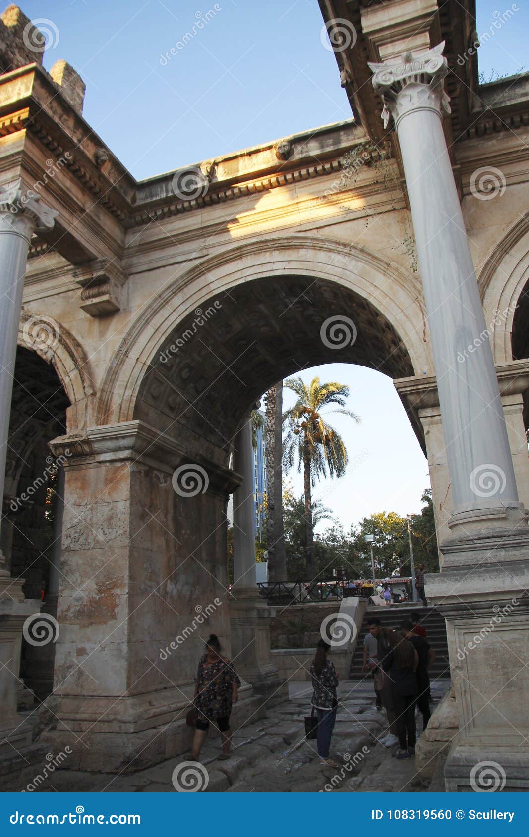 Adrian Gates of Old Town Antalya Turkey Editorial Image - Image of ...