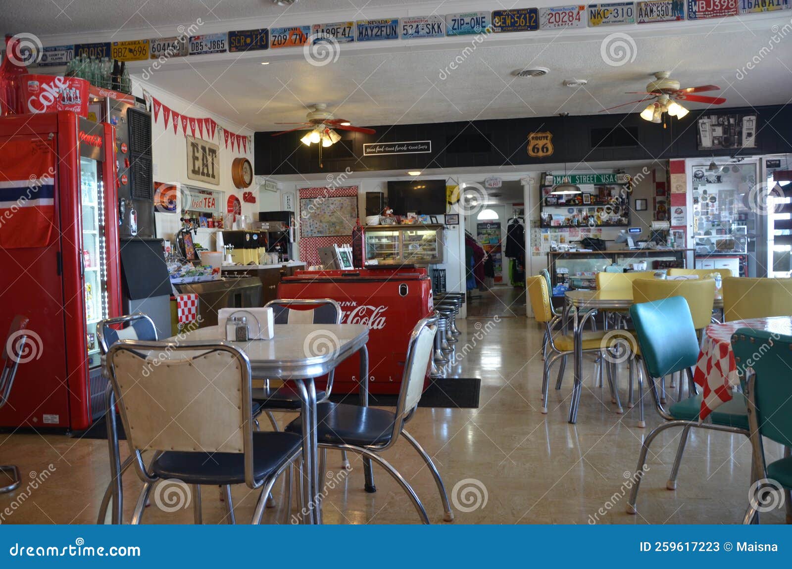 Route 66 Midpoint Sign Editorial Image | CartoonDealer.com #104633344