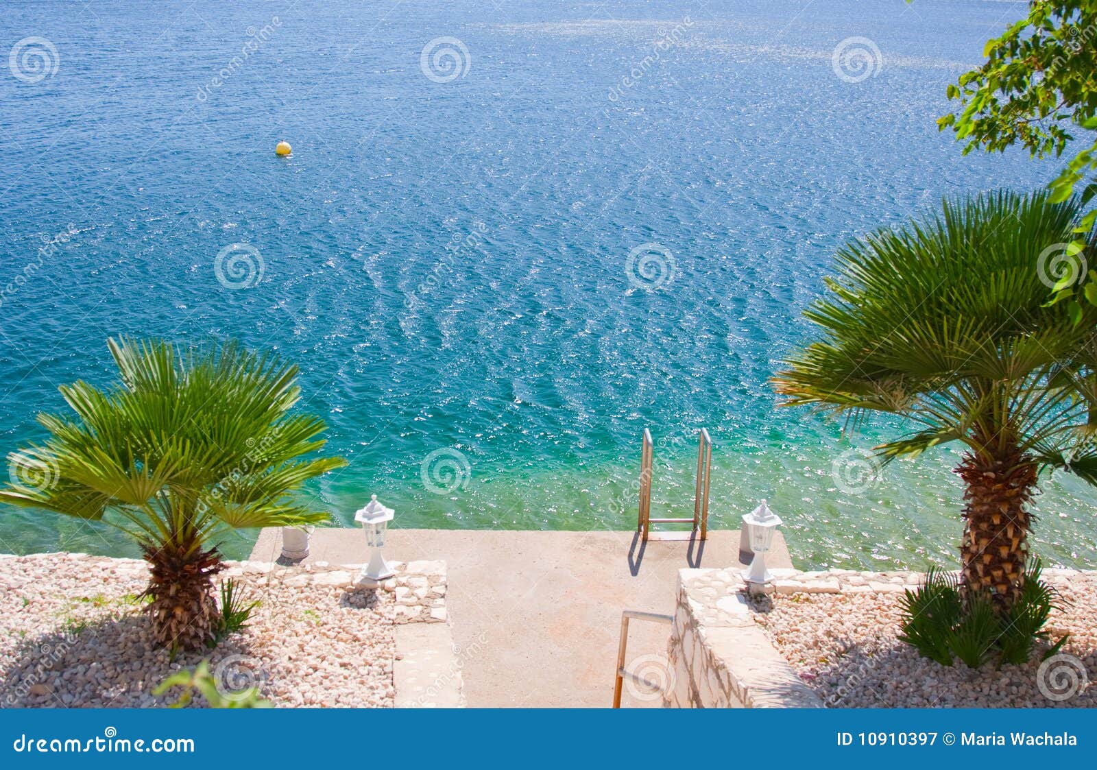 Adriatic Beach stock image. Image of sand, paradise, sunlight - 10910397