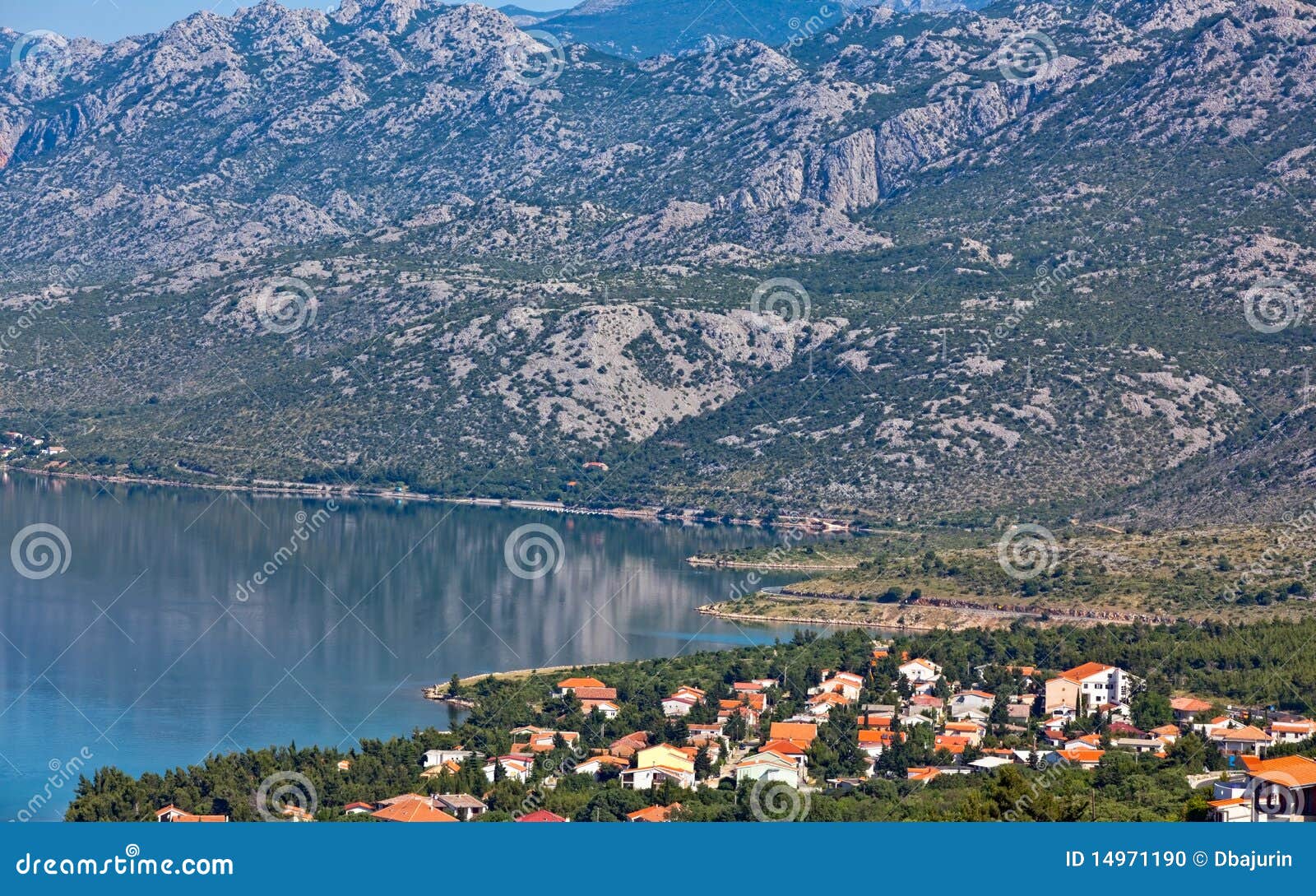 Adriatic landscape stock photo. Image of trees, dalmatia - 14971190