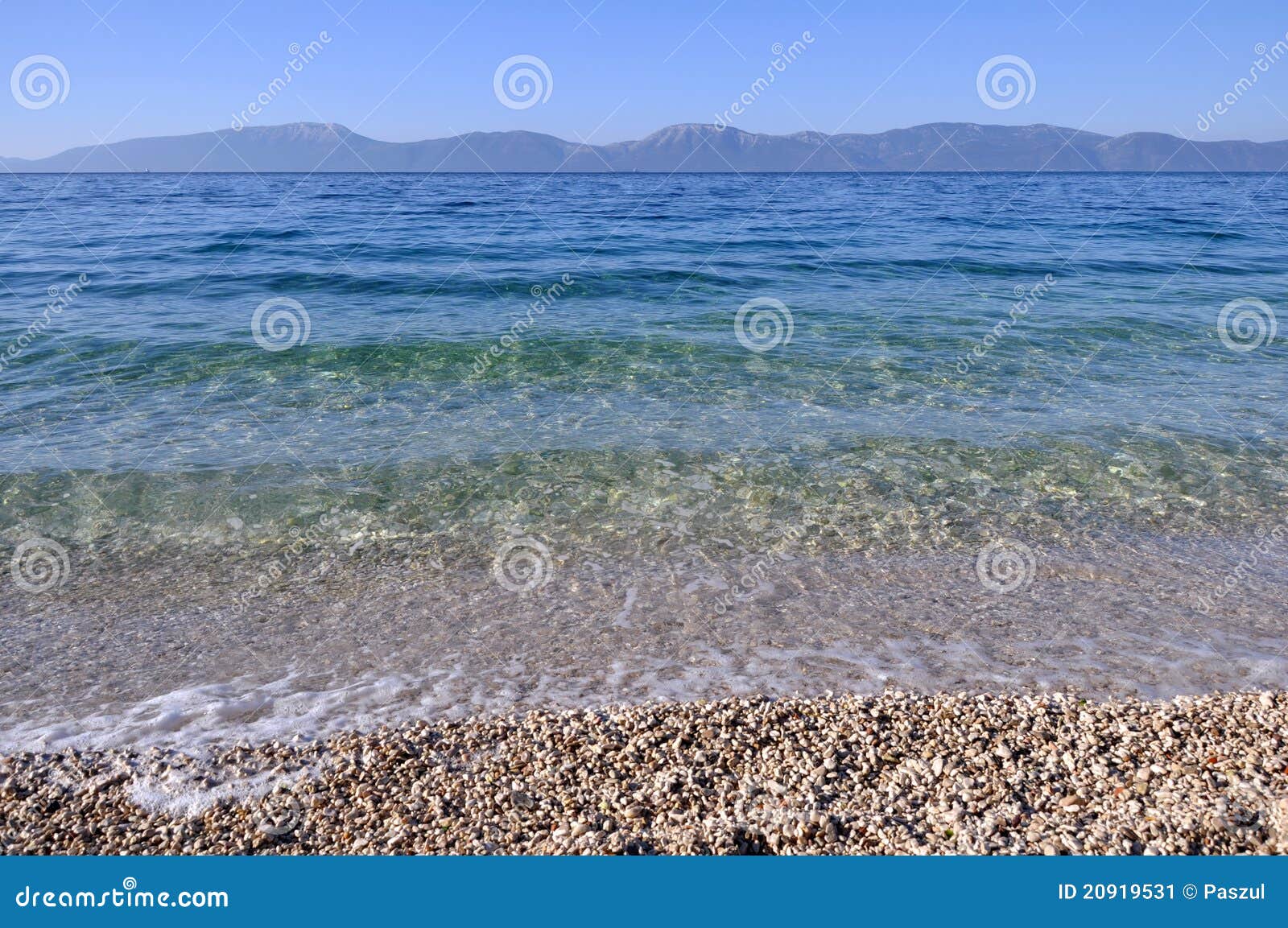 Adriatic Sea stock image. Image of wave, water, holidays - 20919531