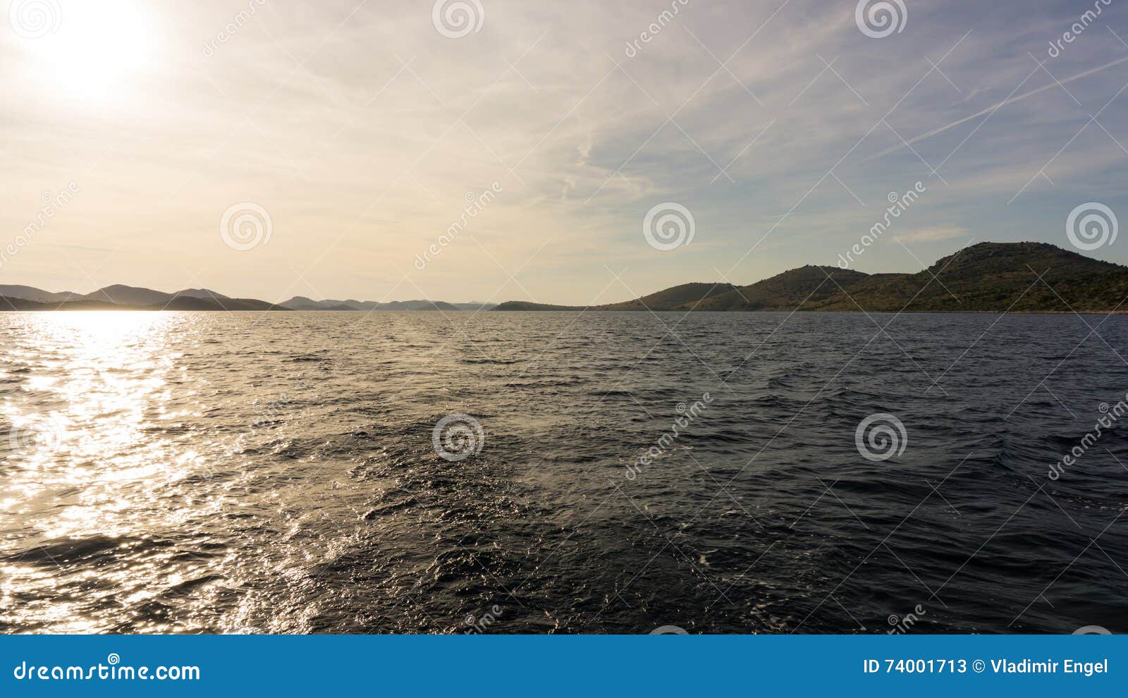 The Adriatic Sea View. Beautiful Image Wallpaper Stock Image - Image of ...