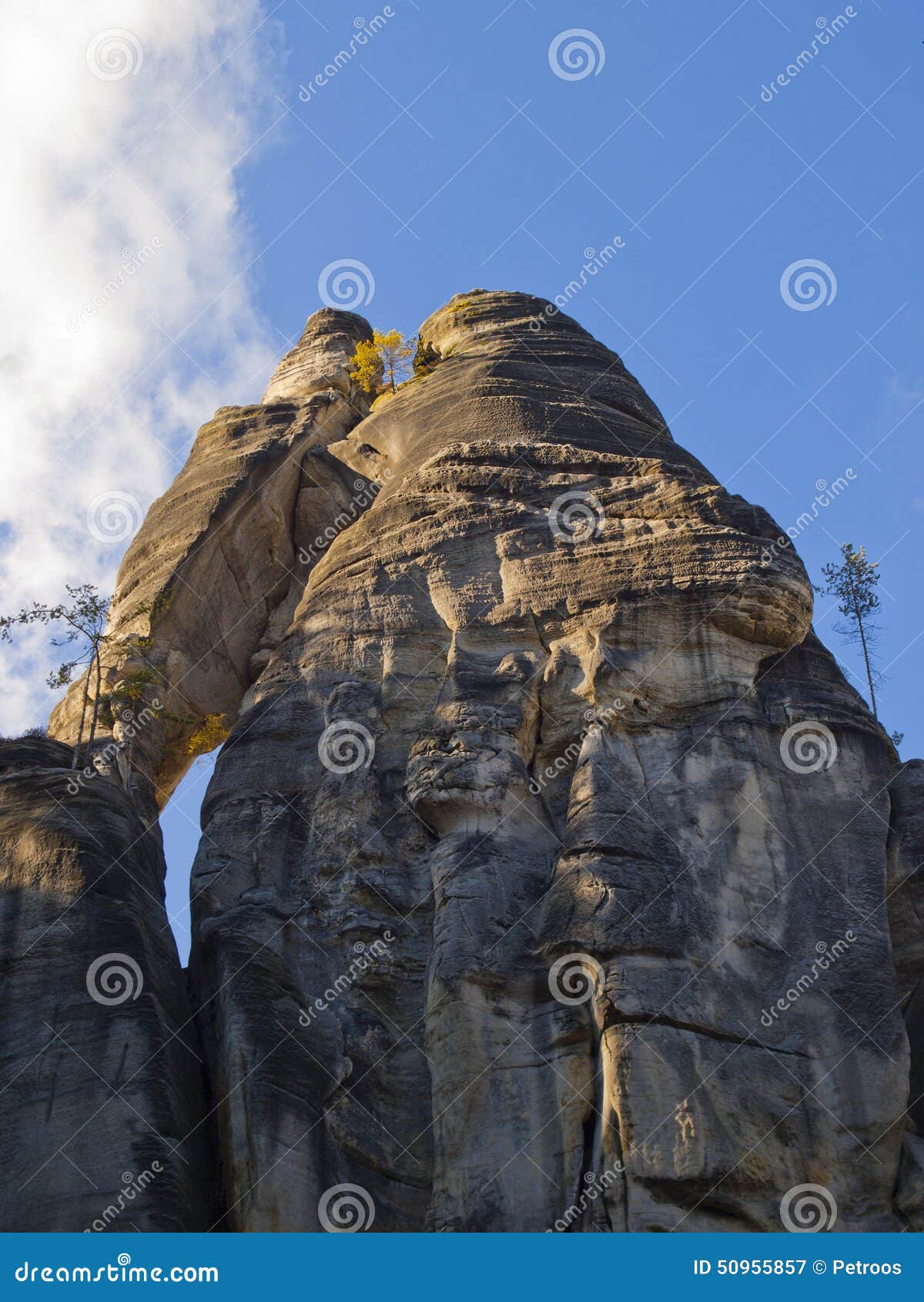 Adrspach - Rock City stock image. Image of passage, adrspach - 50955857
