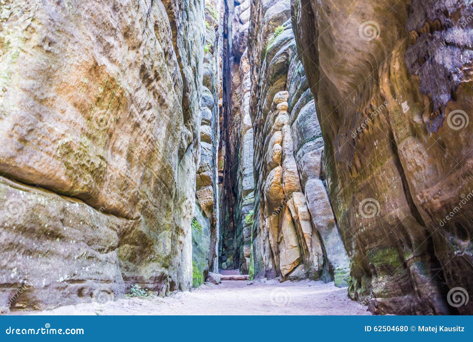 Adrspach rocks stock photo. Image of rocks, monumental - 62504680