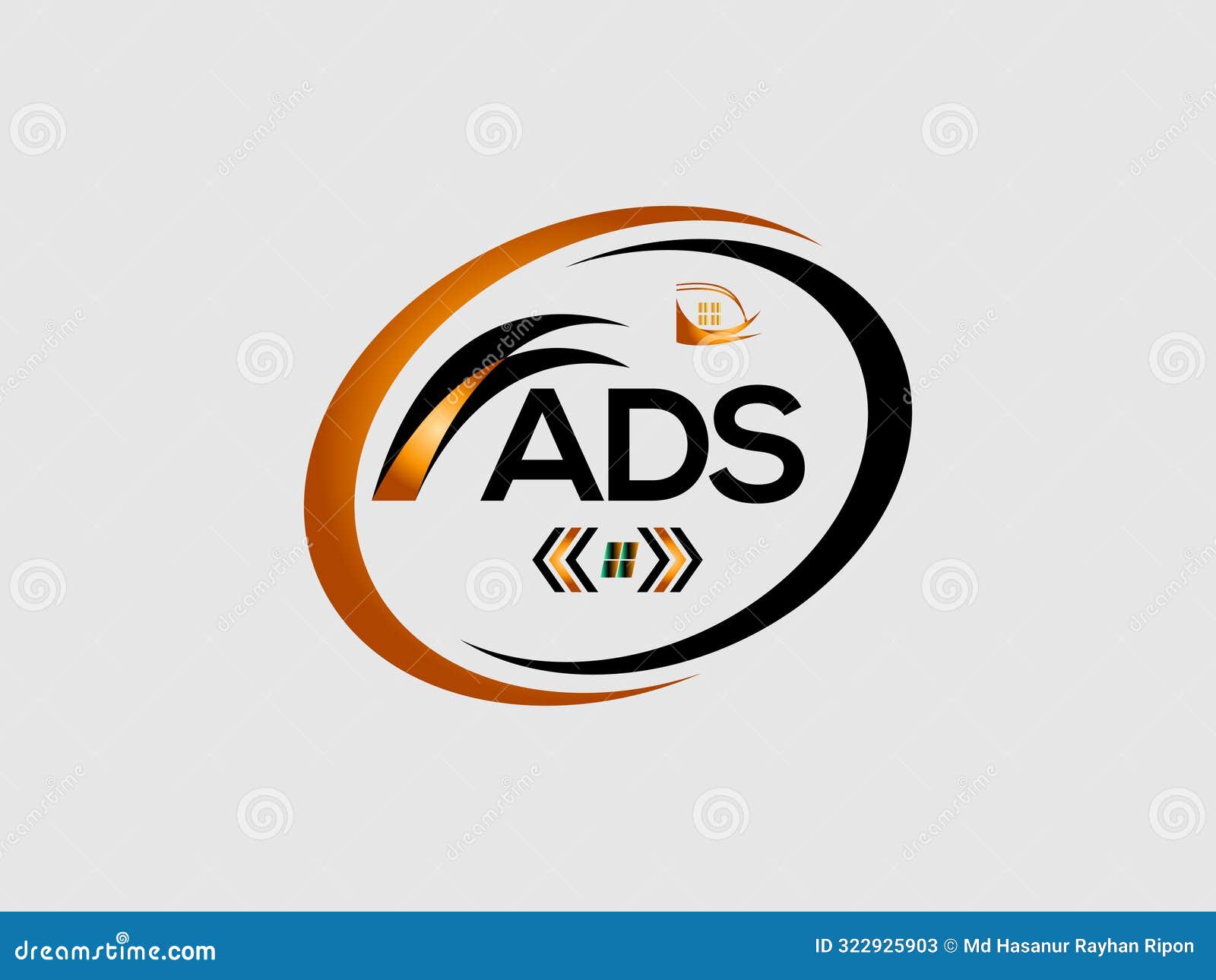 ADS Letter Logo Design. ADS Simple and Modern Monogram Logo Stock ...