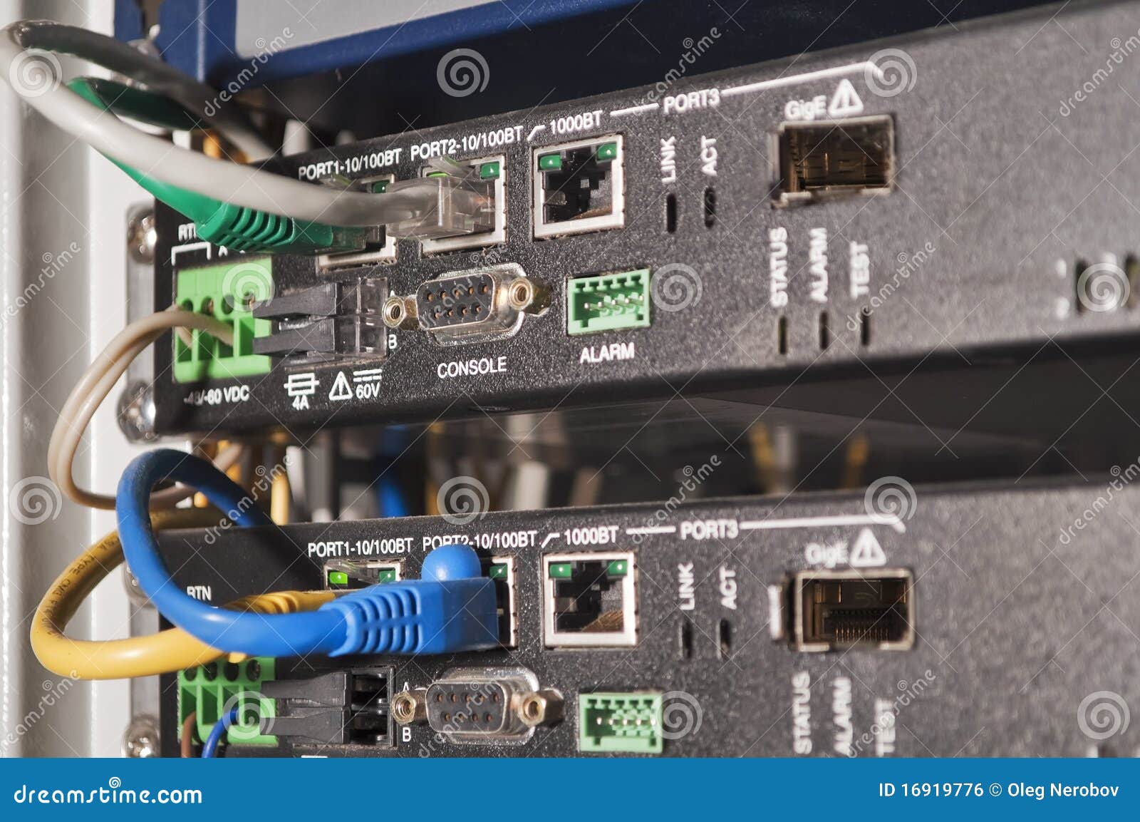 ADSL equipment stock photo. Image of rack, global, system - 16919776