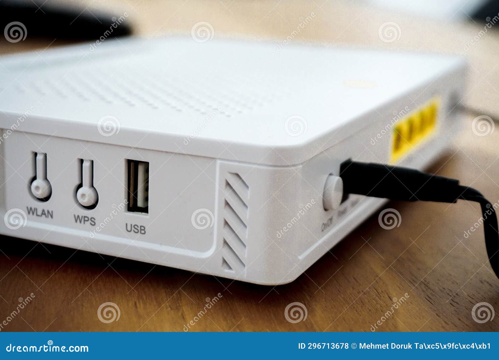 Adsl Modem Connection and Interruptions Illustration Close Up View ...