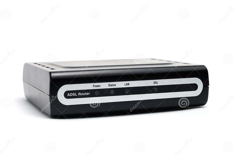 ADSL Network Router stock photo. Image of background - 20357542