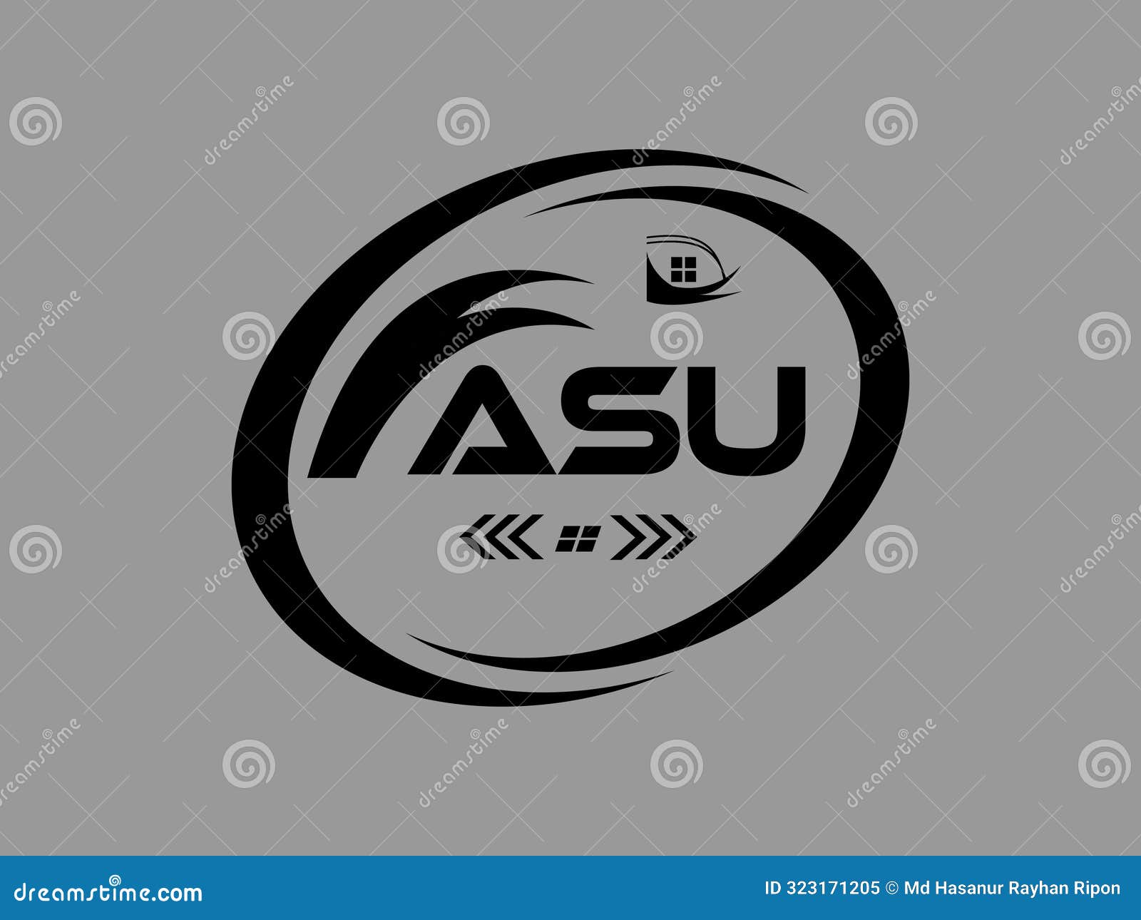 ADU Letter Logo Design. ADU Simple and Modern Monogram Logo Stock ...