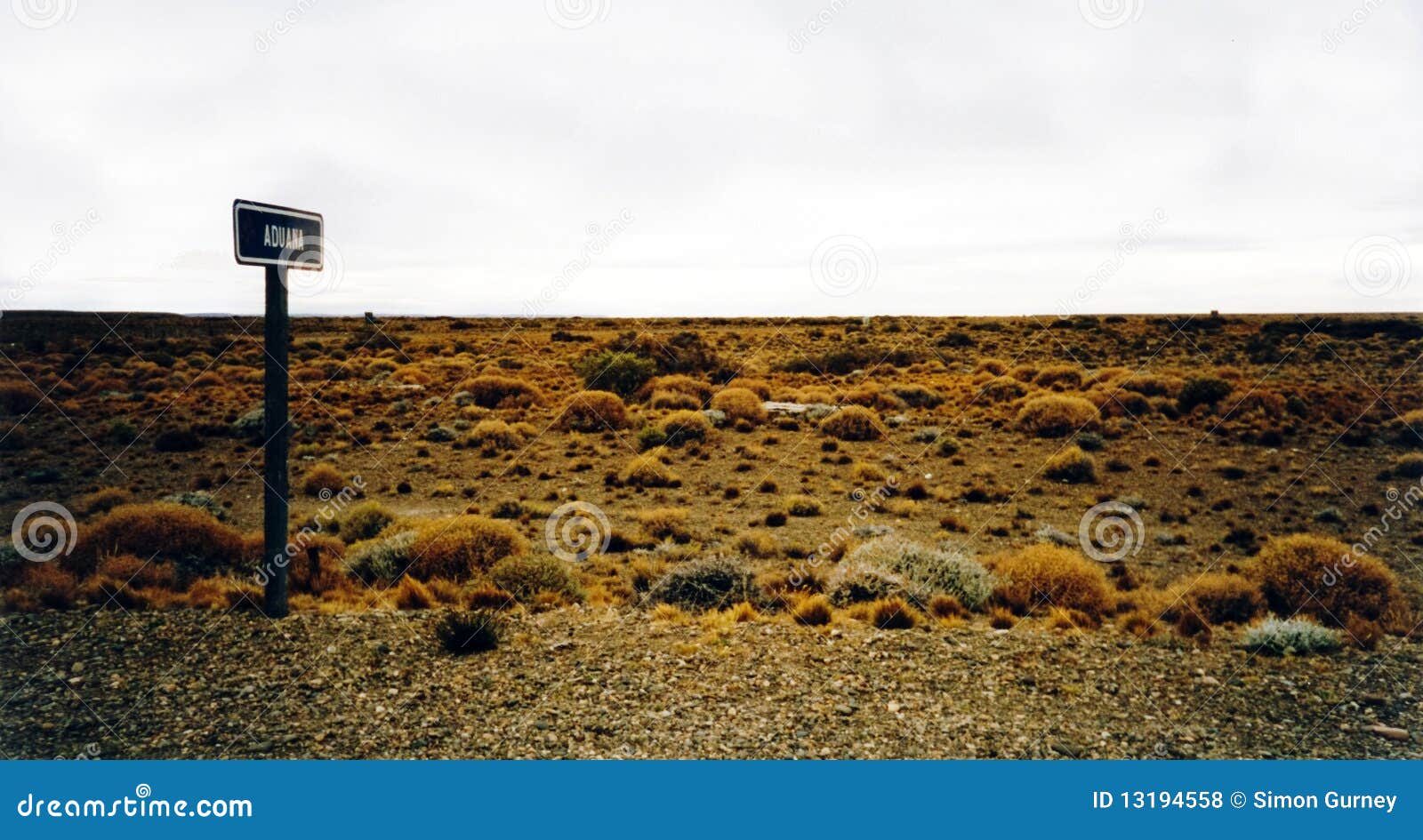 Aduana South American Desert Border Post Stock Photo - Image of land ...
