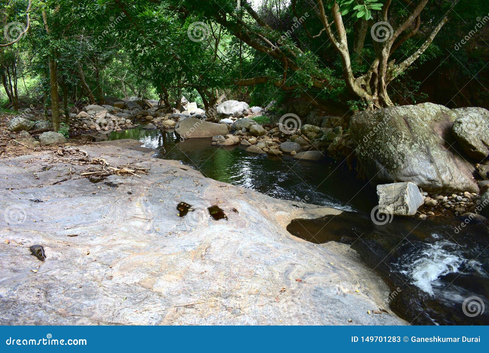 Adukamm Waterfalls and the Pambar River Stock Image - Image of coffee ...