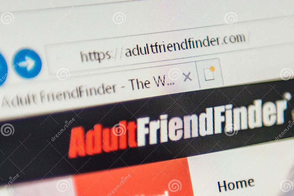 AdulFriendFinder.com Web Site. Selective Focus. Editorial Photo - Image ...