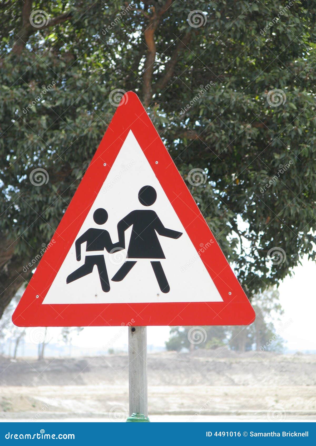 Adult and Child Crossing Sign Stock Photo - Image of white, sign: 4491016
