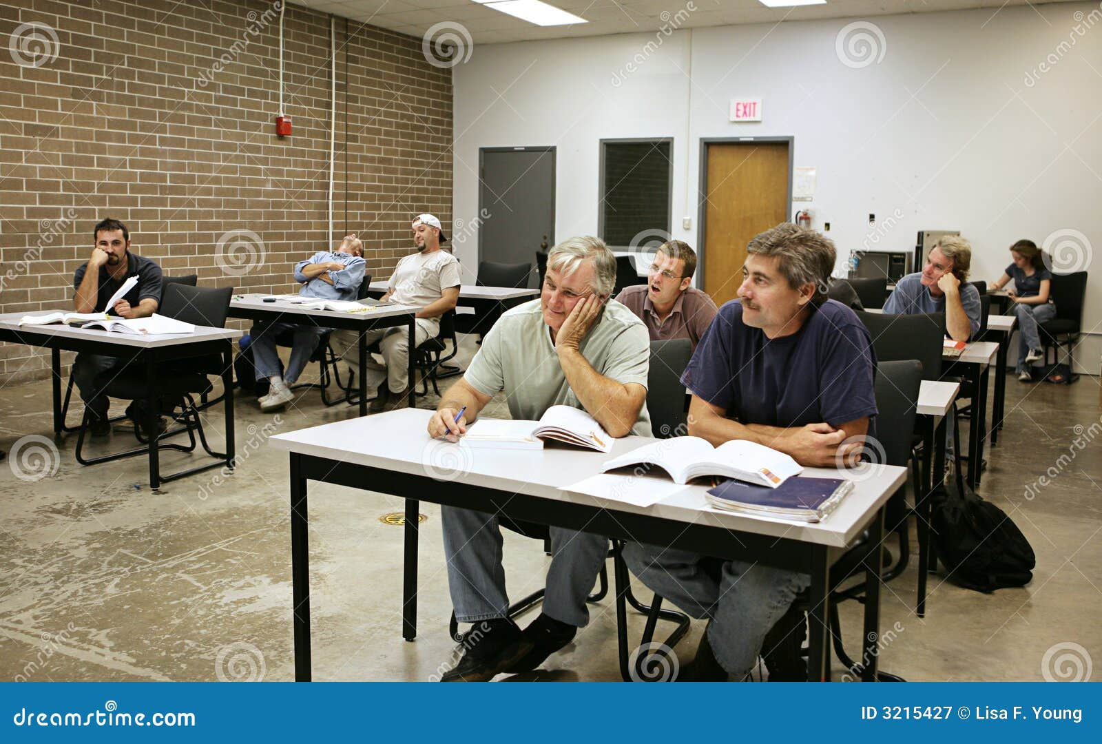 Adult Ed - Boredom stock image. Image of concentration - 3215427