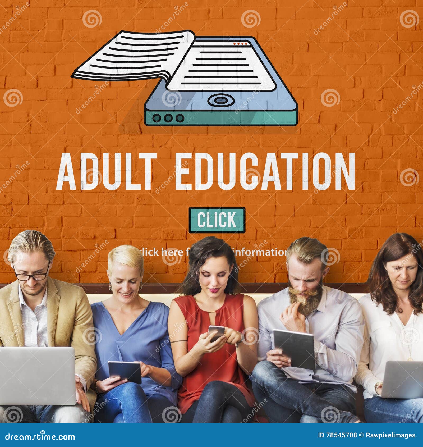 Adult Education Advisory Age Limit Blocked Concept Stock Photo - Image ...