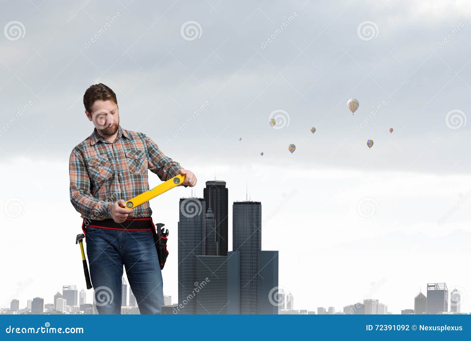 Adult engineer man stock photo. Image of repair, level - 72391092