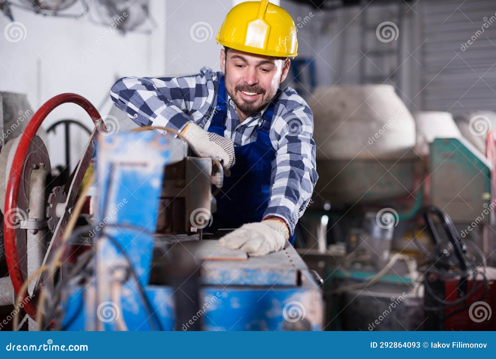 Adult Guy is Using Disk Saw To Cut Tile Stock Image - Image of ...