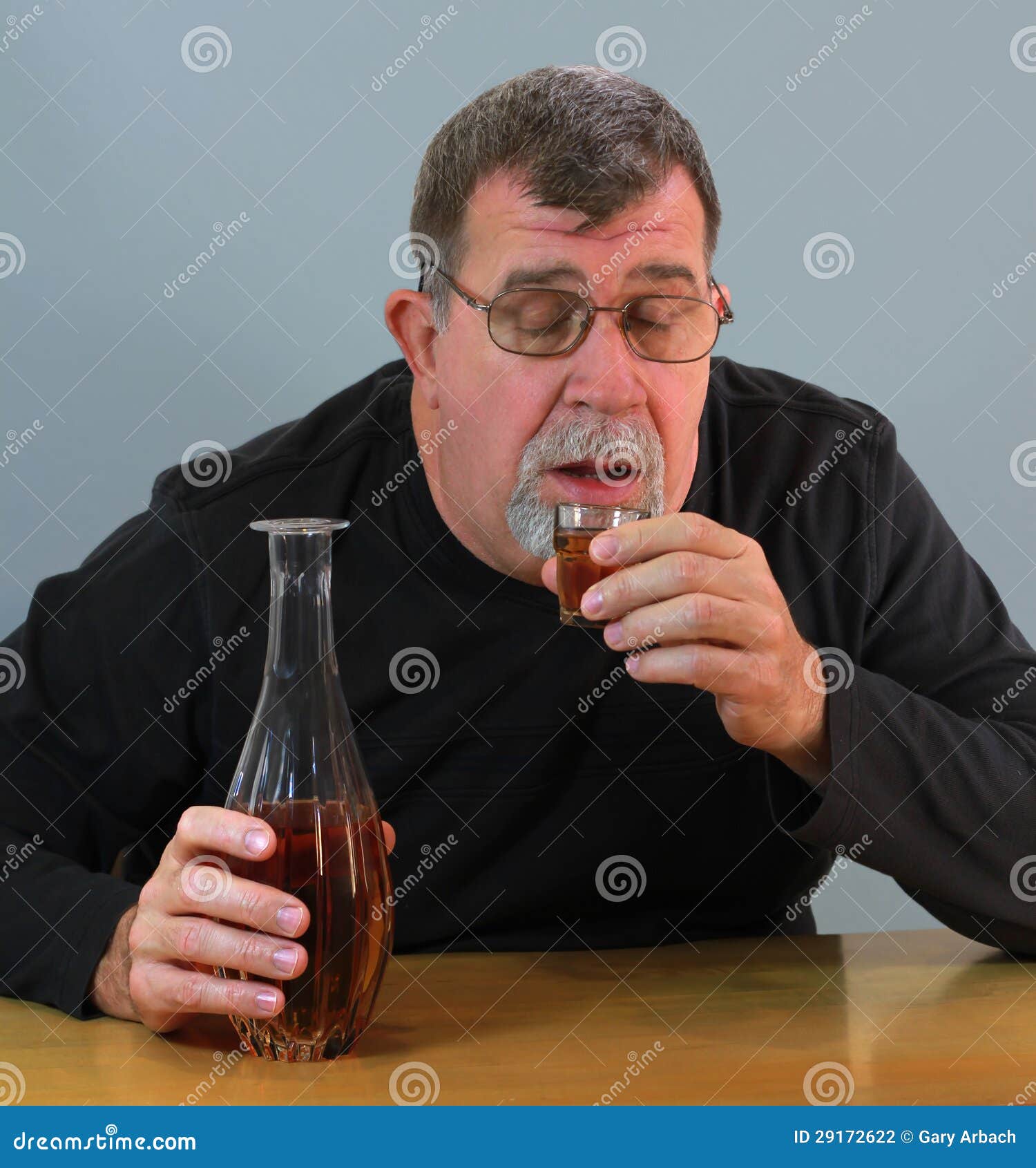 Adult Man Drinking Alcohol stock photo. Image of grasping - 29172622
