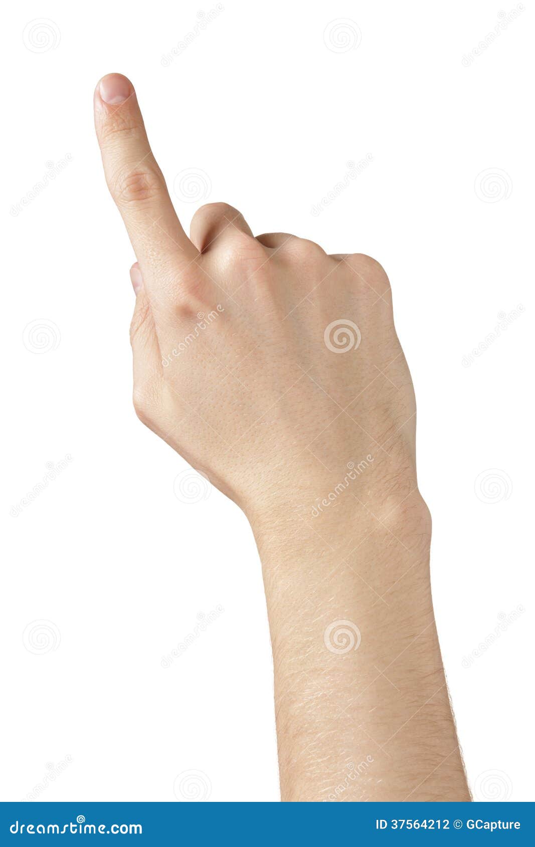 Hand Clicking Wireless Mouse With Acrylic Plexiglass Separator Setting ...