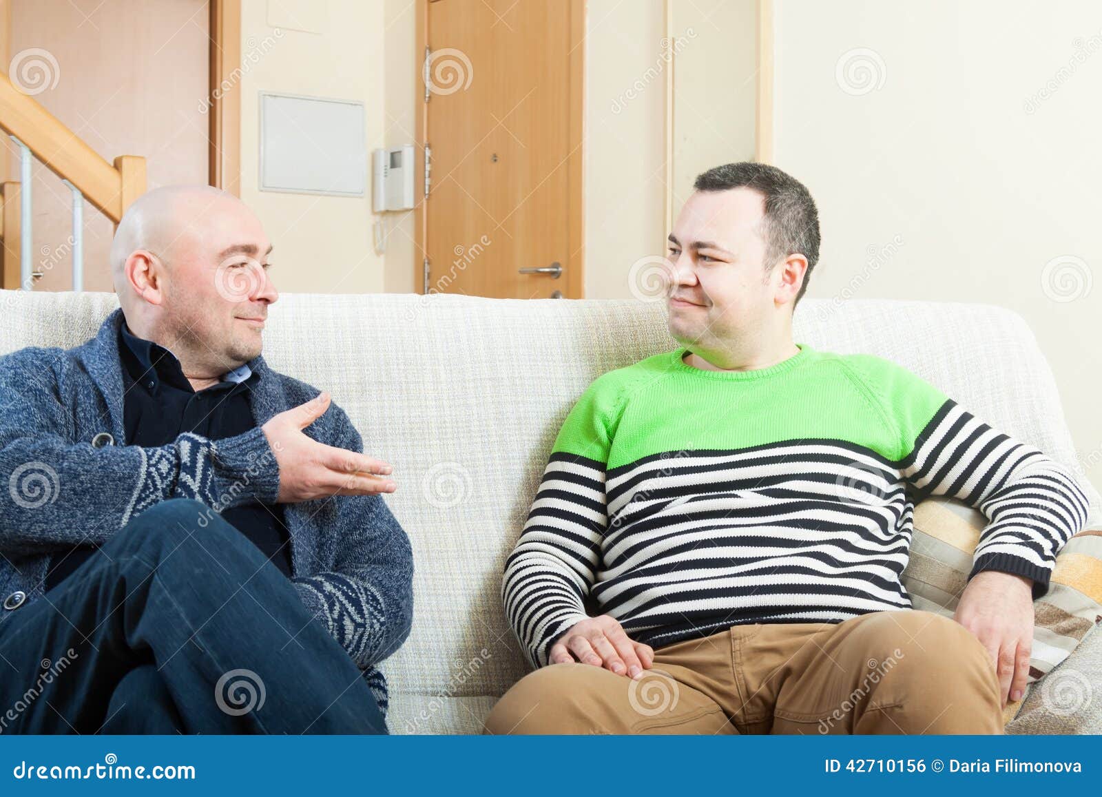 Adult men discussing stock photo. Image of adult, portrait - 42710156