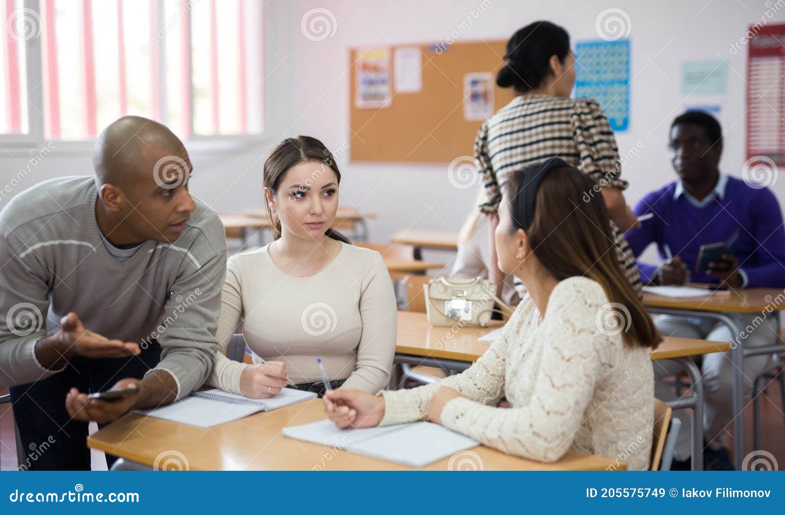 Adult People Working in Groups during Professional Training Course ...